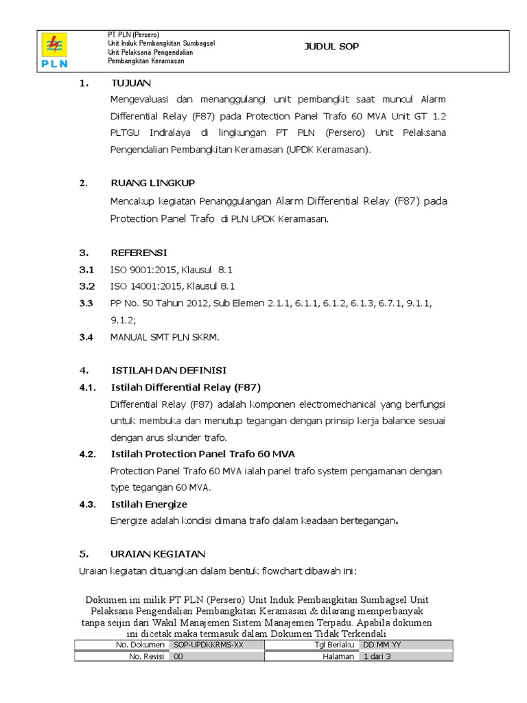 Format SOP | PDF | Sains & Matematika | Komputer