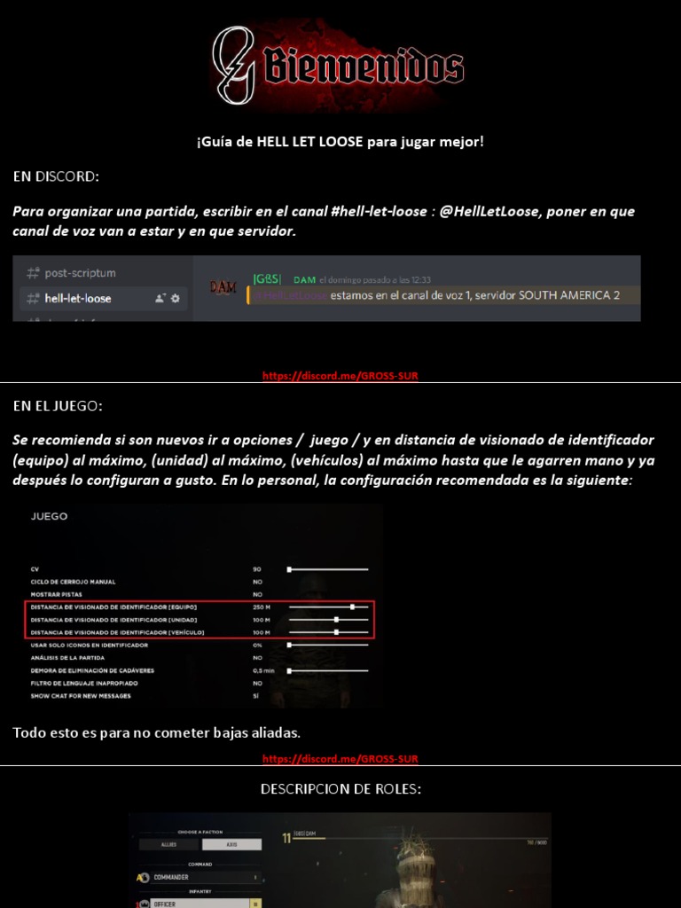 Guía Completa de Roles en Hell Let Loose | PDF | Tanques | Infantería