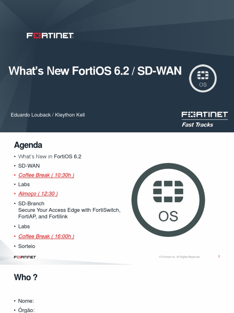 FFT - What's New Fortios v6.2 - Sd-Wan - KK - v1 | PDF | Virtual Private Network | Areas Of ...