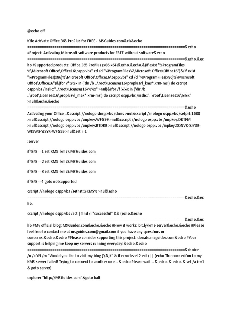 Echo Off | PDF | Office 365 | Microsoft Office