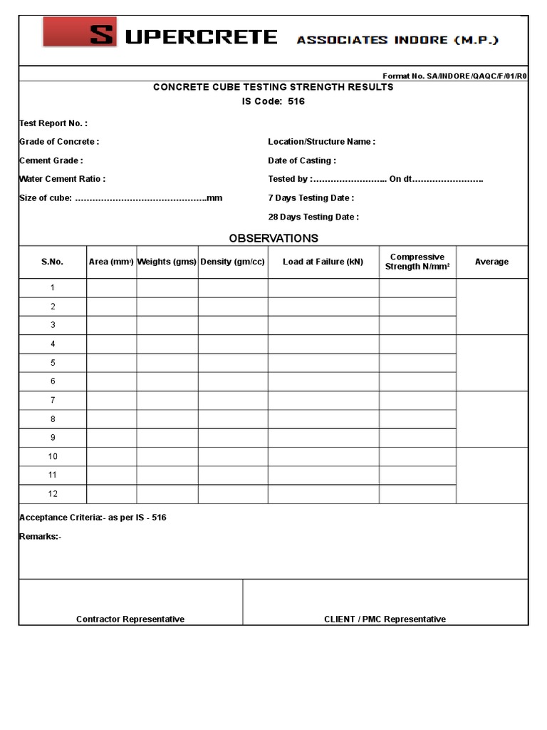 Concrete Pour Card | PDF | Sand | Concrete