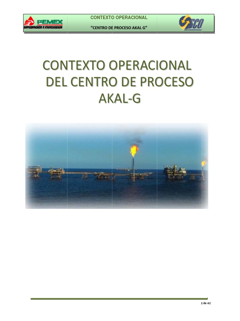 Contexto Operacional Akal G PDF | PDF | Ingeniería de confiabilidad ...