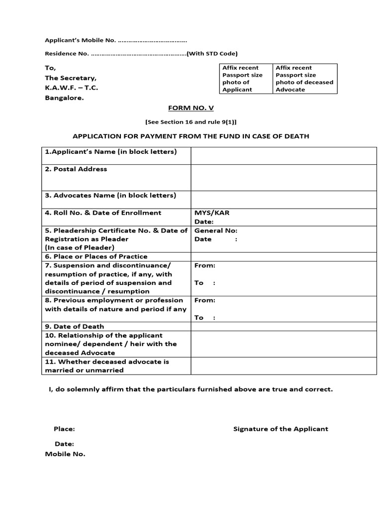 Death Claim Application | PDF | Misrepresentation | Indemnity