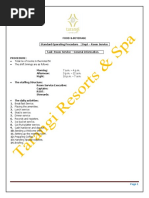 Banquet Event Checklist / Banquet Function Checklist | PDF