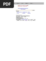 Library Genesis Access and Features | PDF