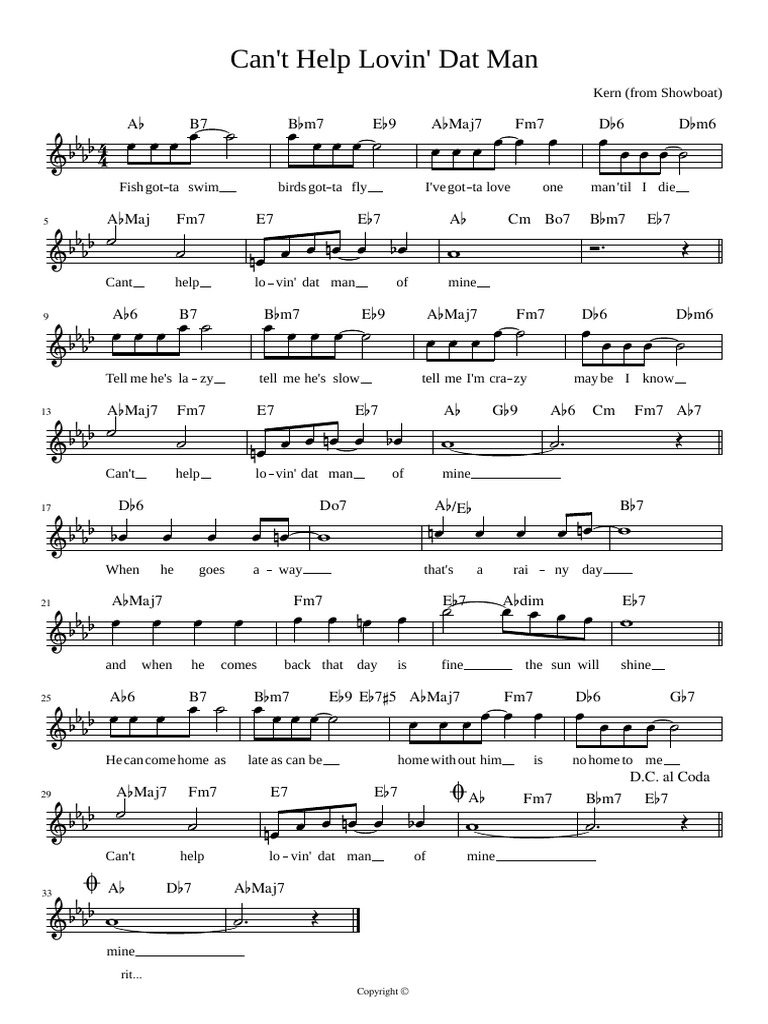 Cant Help Lovin Dat Man | PDF | Leisure