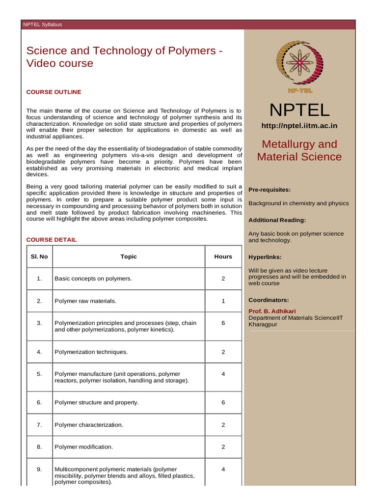 PDF | PDF | Polymers | Materials Science