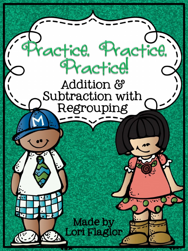 FREEBIEAdditionandSubtractionwithRegroupingPrintables 2 | PDF | Business