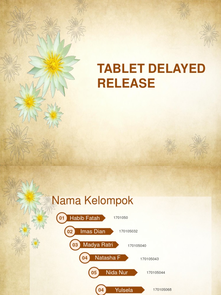 Tablet Delayed Release | PDF