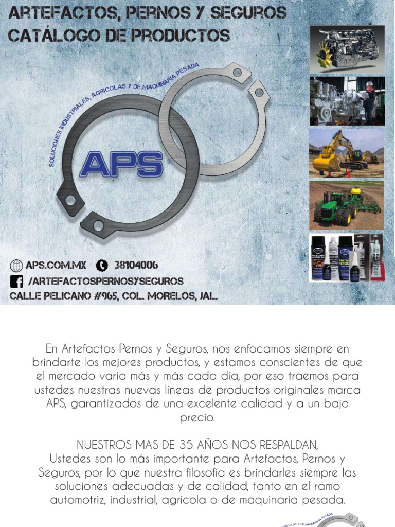CATALOGO PRODUCTOS APS FINAL 3mb PDF | PDF | Motor diesel | Carburador
