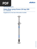 Loading Platform DOKA | PDF | Scaffolding | Safety