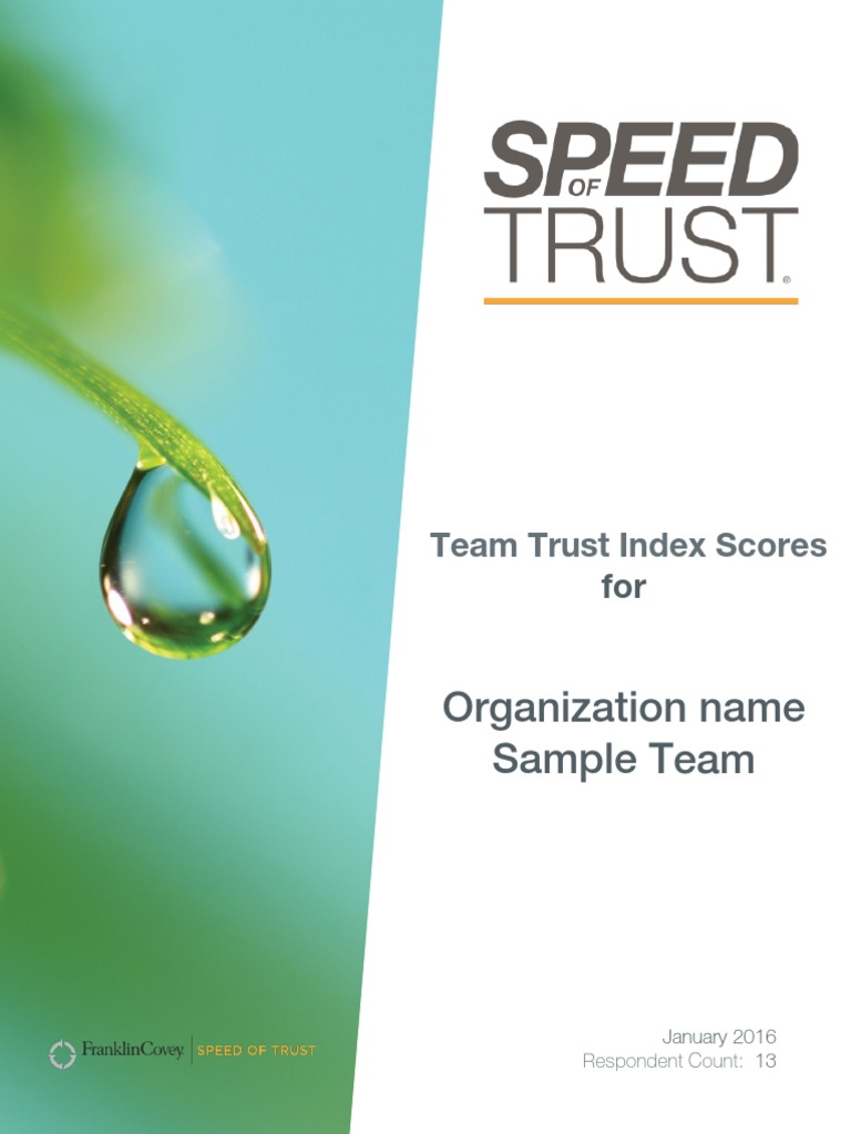 3.0SampleTTiReport Trust Index Report Sample | PDF | Communication