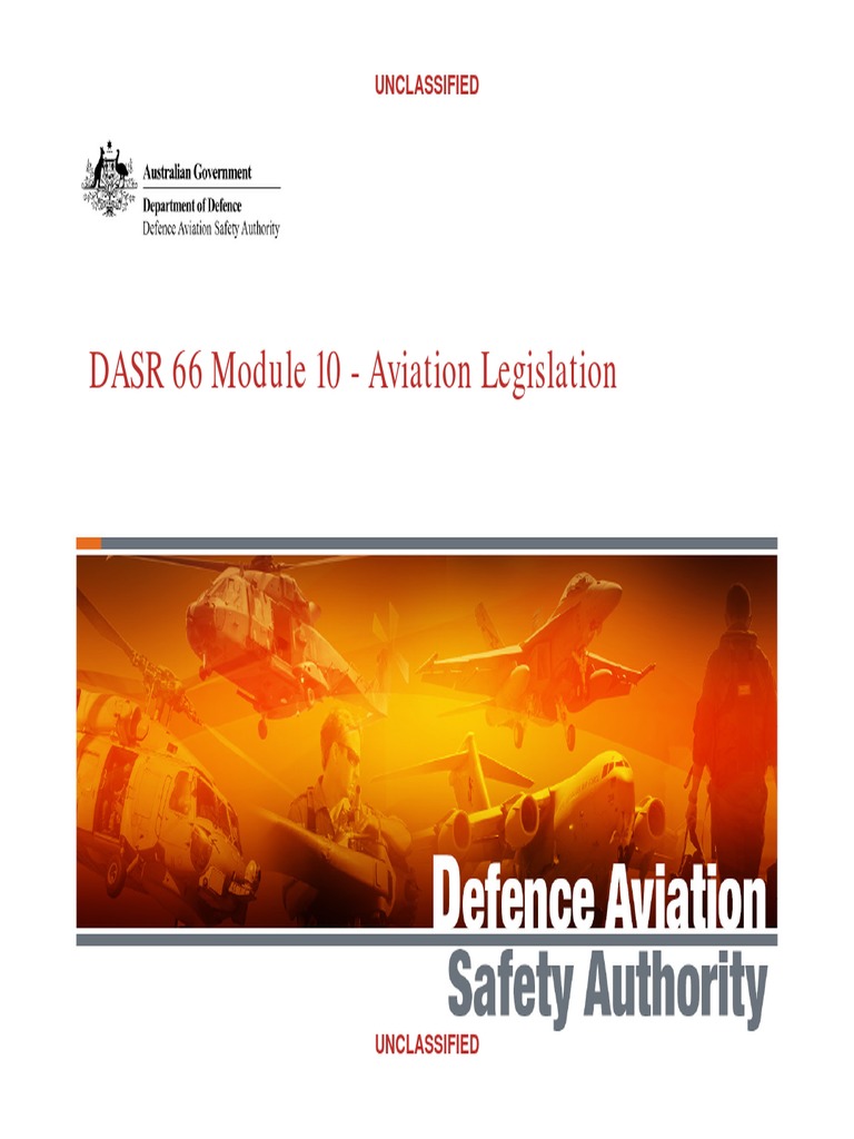 DASR66 Module 10 Aviation Legislation Makeuptraining | PDF | Classified ...
