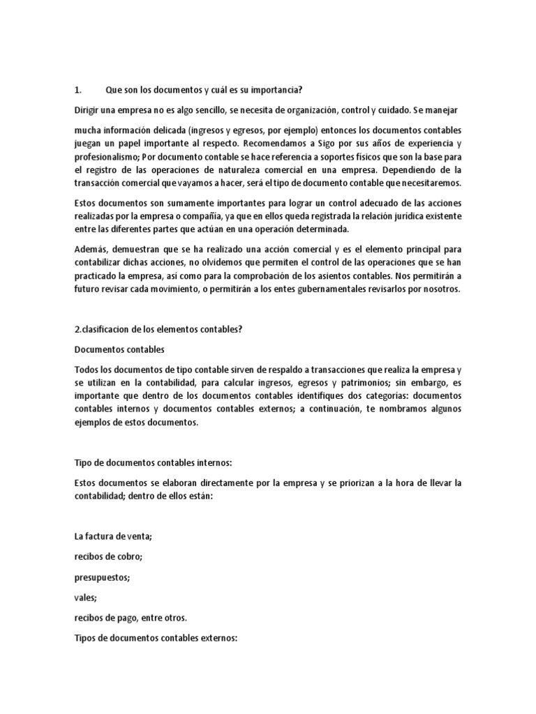 Que Son Los Documentos y Cuál Es Su Importancia | PDF | Pagaré ...