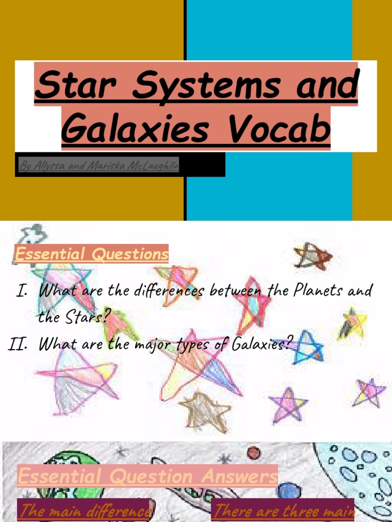 Star Systems and Galaxies PDF | PDF