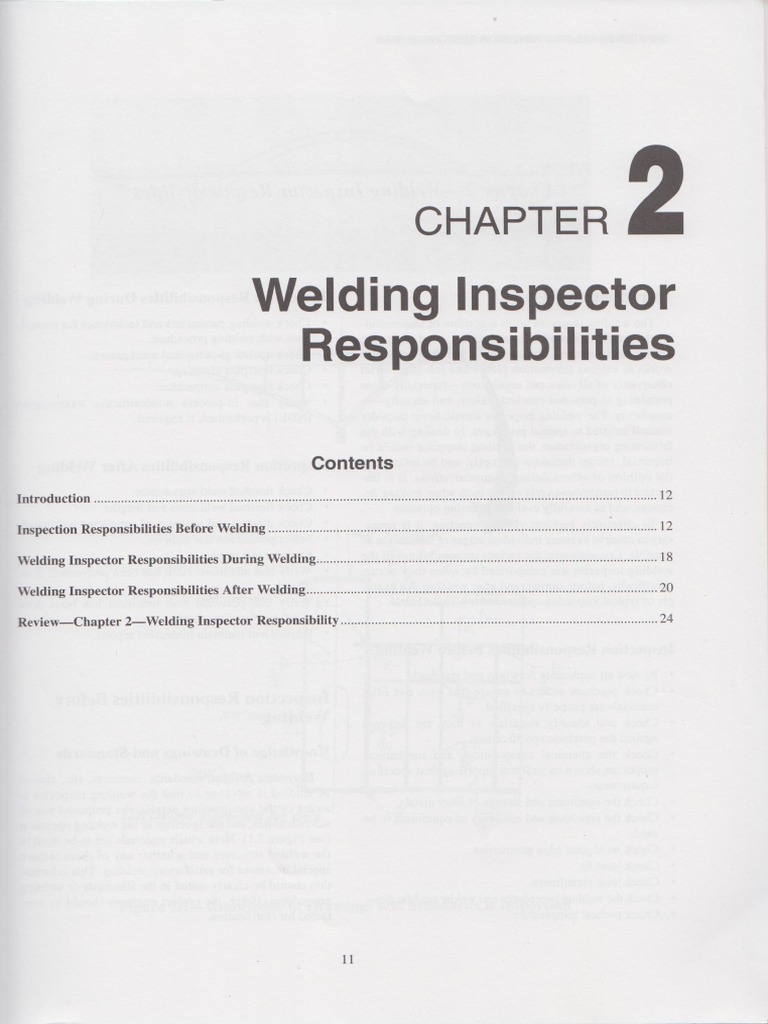 Welding - Inspector - Ch2 Quiz | PDF | Welding | Construction