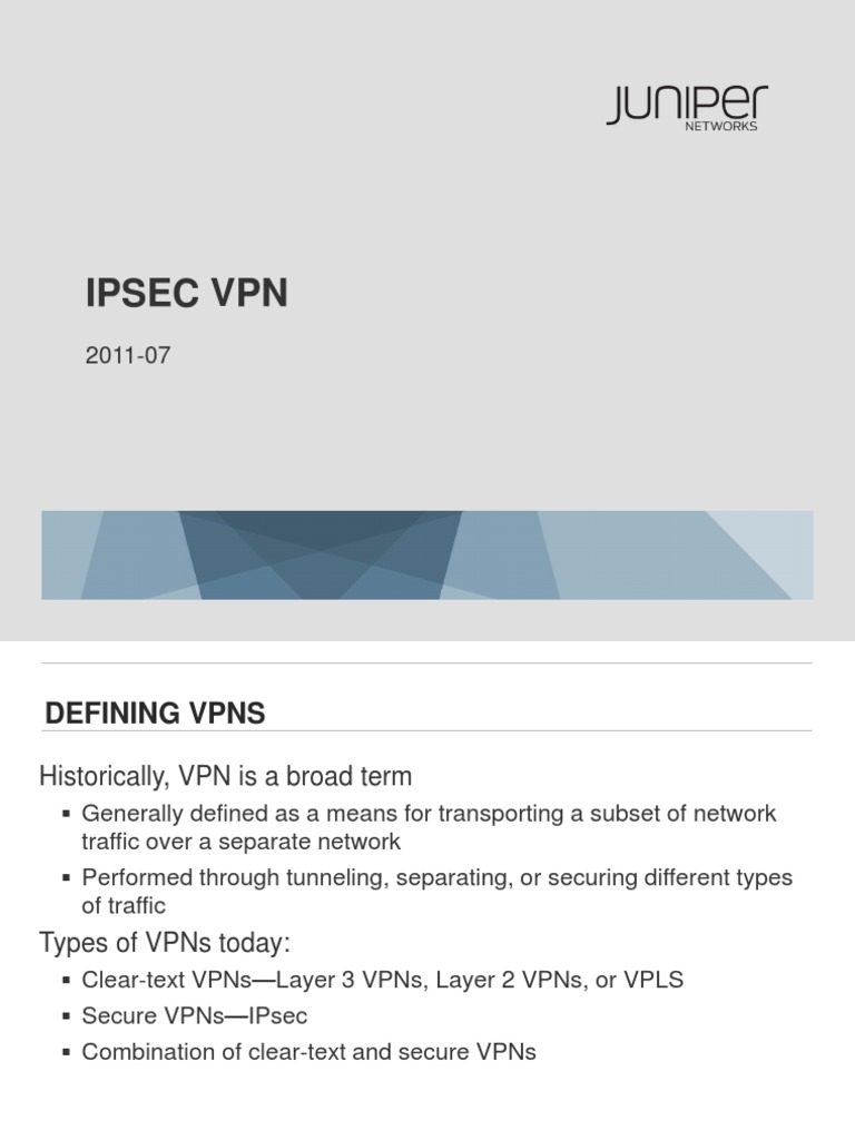 09 - SRX - Ipsec VPN | PDF | Virtual Private Network | Computer Network