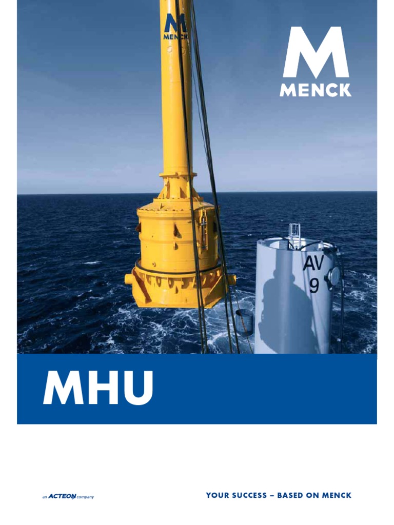 MENCK Hydraulic Hammers Overview | PDF | Offshore Wind Power | Hammer