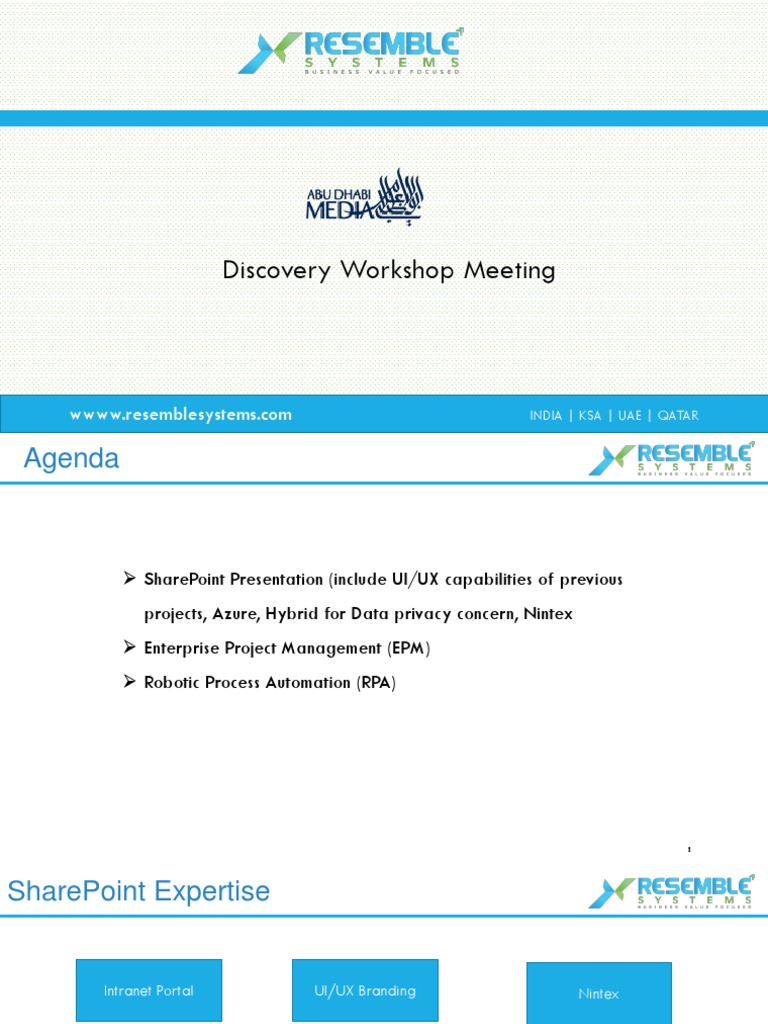 Sharepoint RPA PPT | PDF | Share Point | Cloud Computing