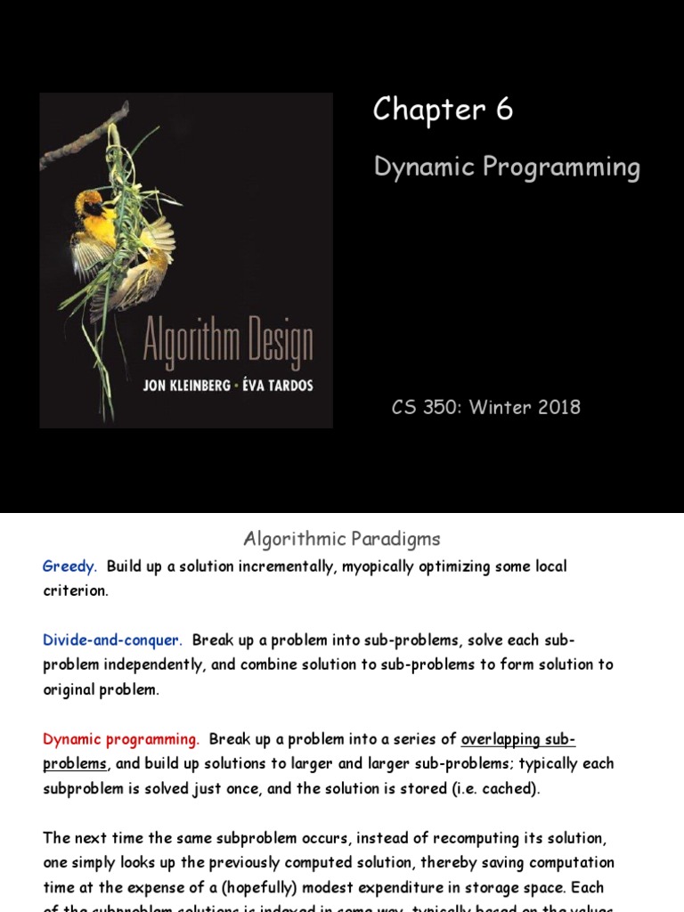 Algorithm Pdf Dynamic Programming Mathematical Optimization