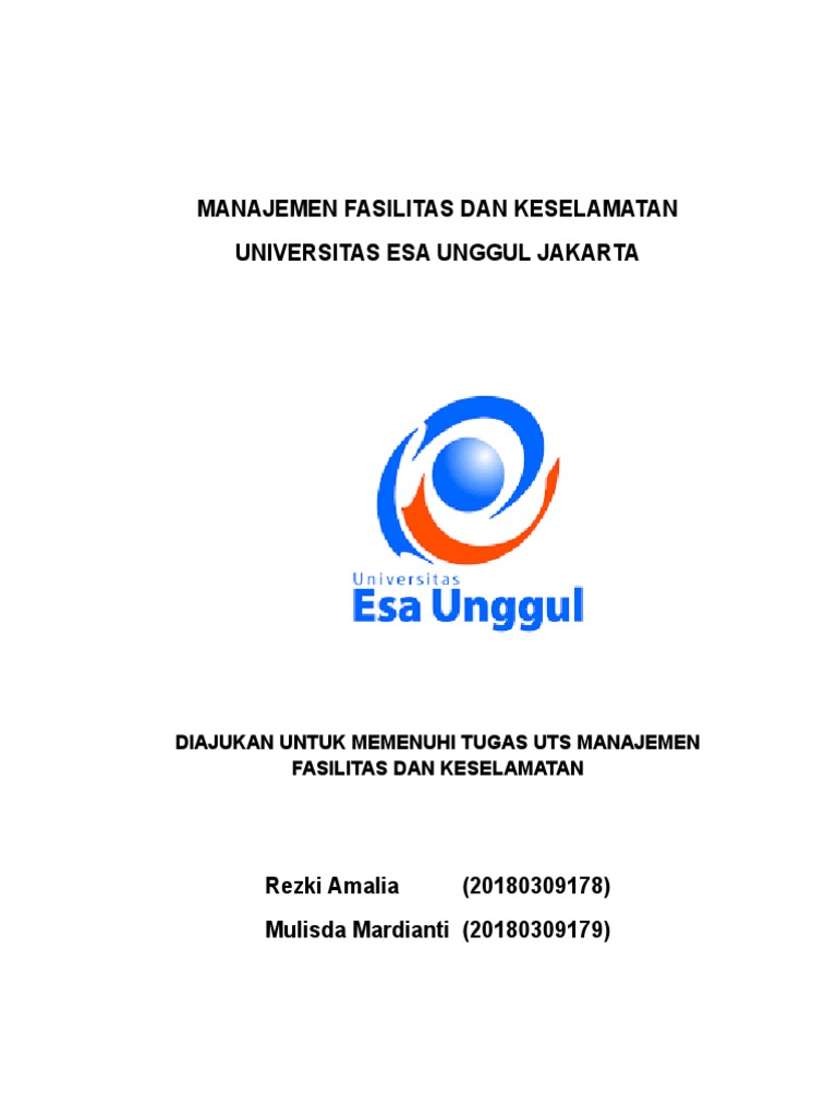 Cover Esa Unggul | PDF