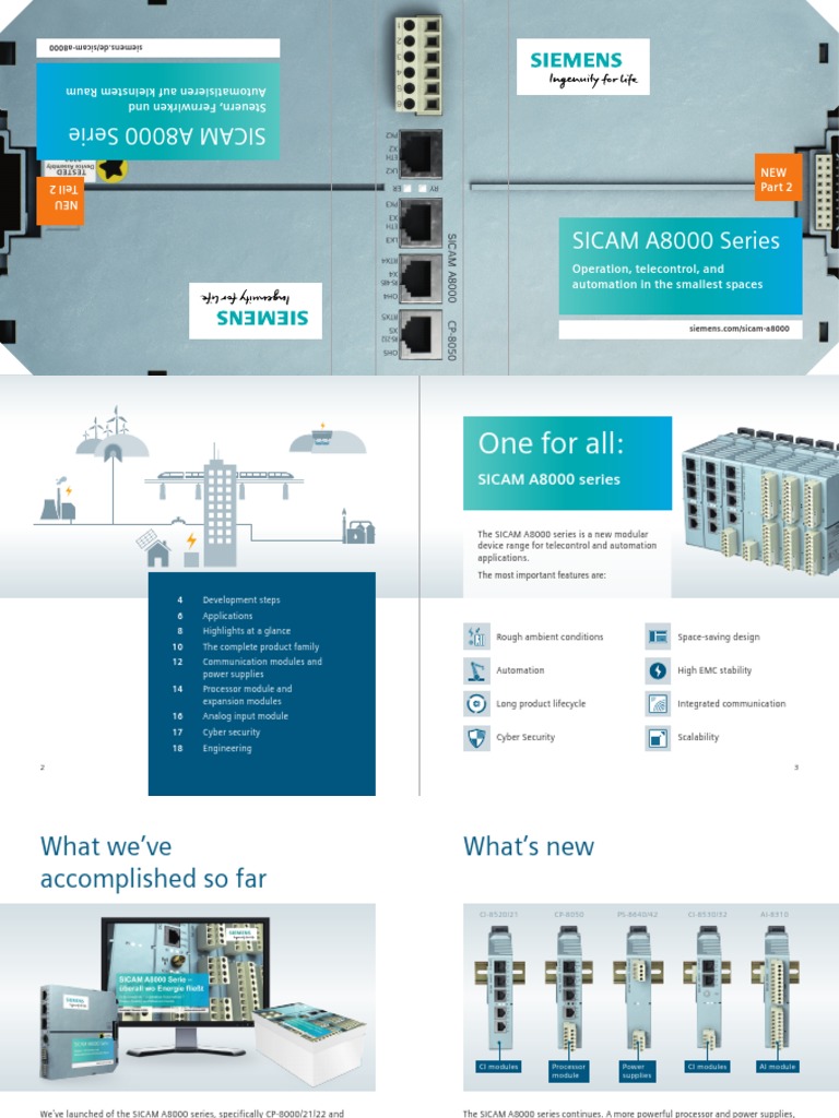 SICAM A8000 Series_Booklet_II_EN | Power Supply | Input/Output | Free ...