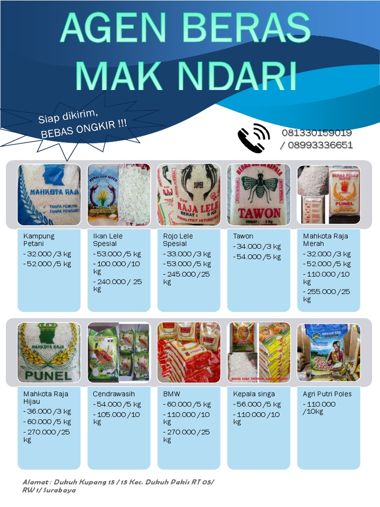 Brosur Beras | PDF