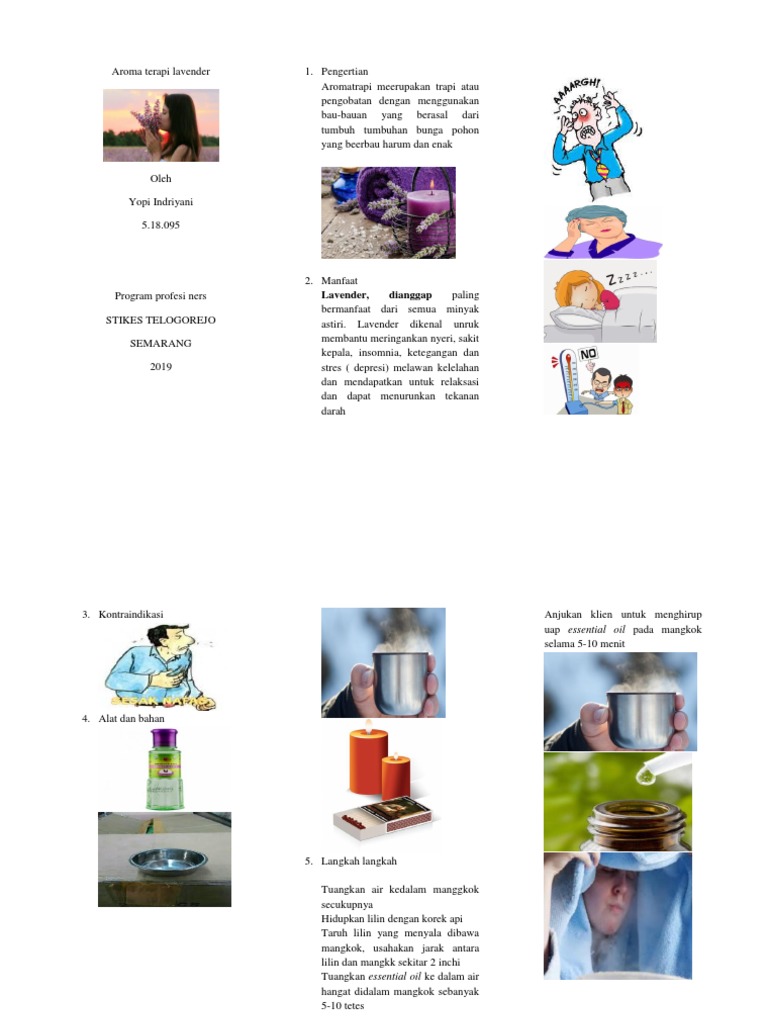 Leaflet Aroma Terapi | PDF