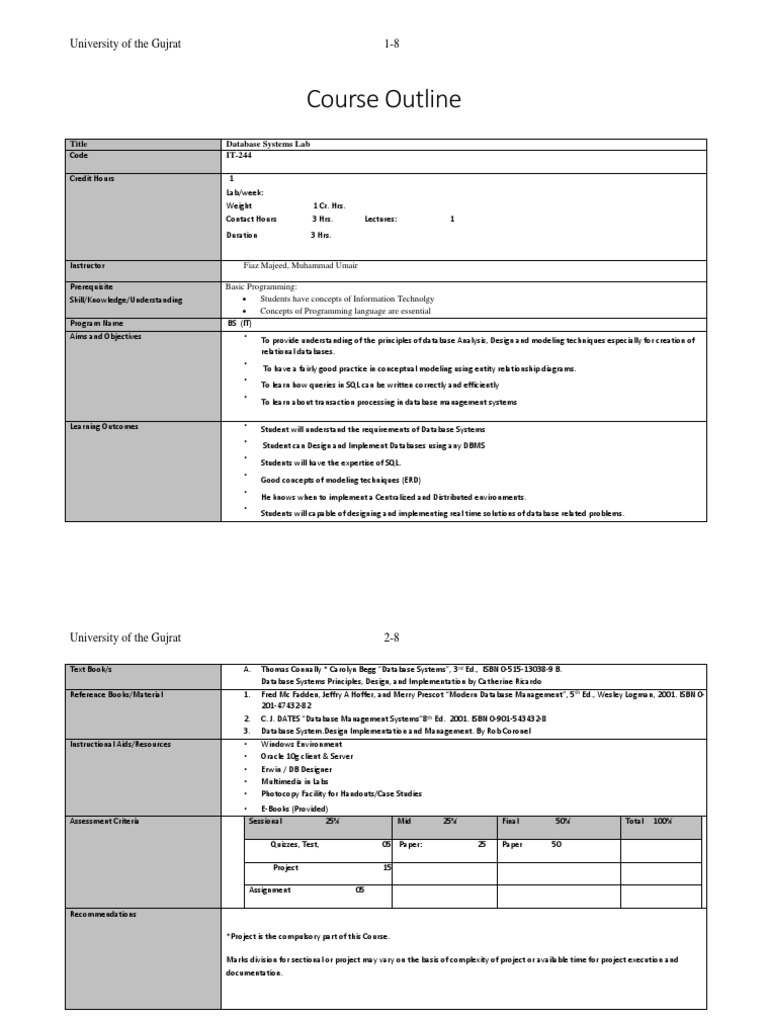 Database Systems Lab Guide | PDF | Databases | Database Index