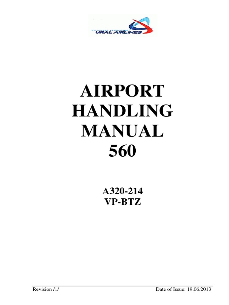 A320 Handling Manual for VP-BTZ | PDF | Aviation | Aerospace