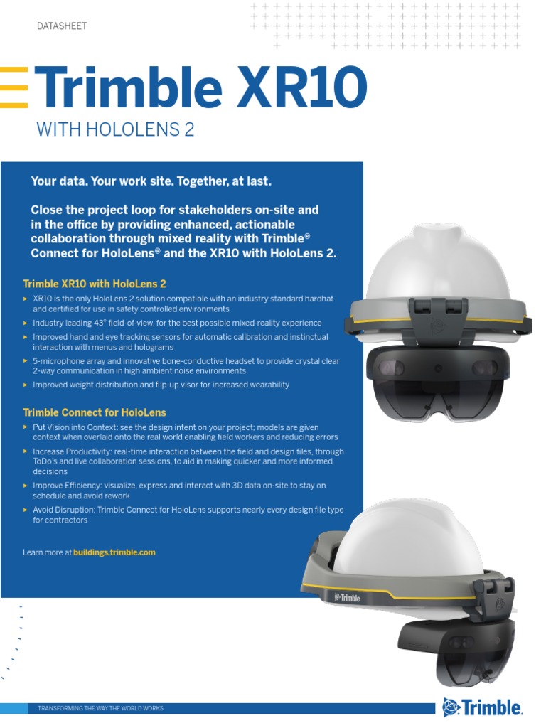 Trimble XR10 - TCH Datasheet-English | PDF