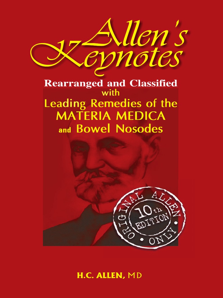 Allen Keynotes Contents Reading Excerpt | PDF | Homeopathy | Anxiety
