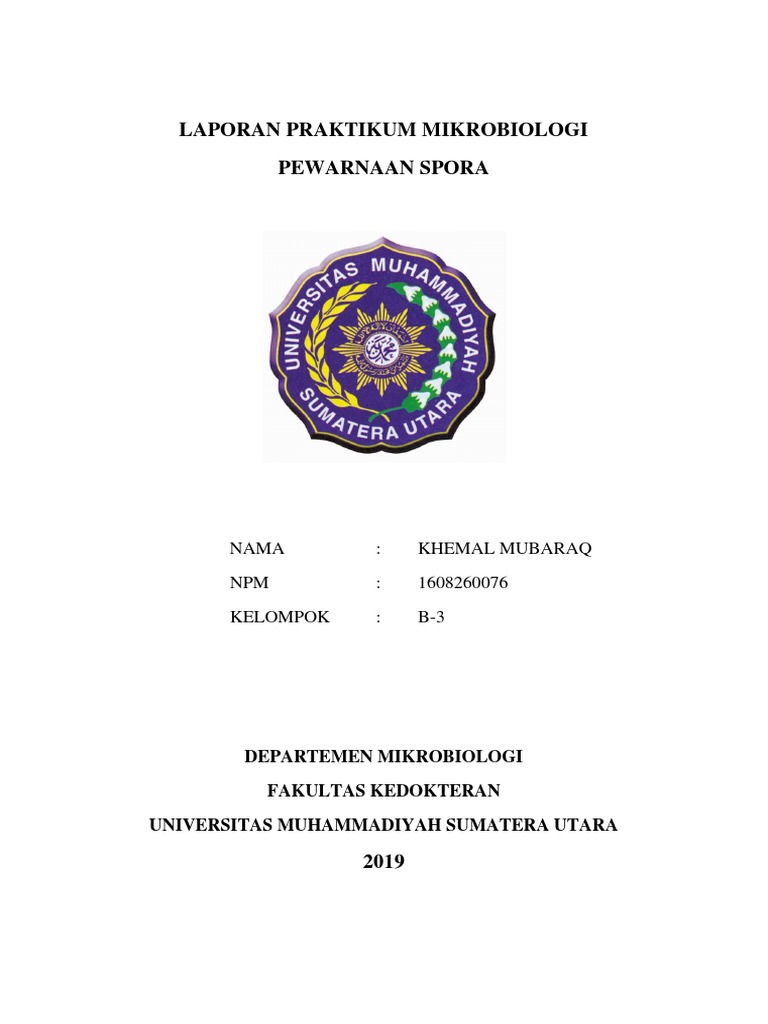 Laporan Praktikum Mikrobiologi - B3 - Khemal Mubaraq | PDF