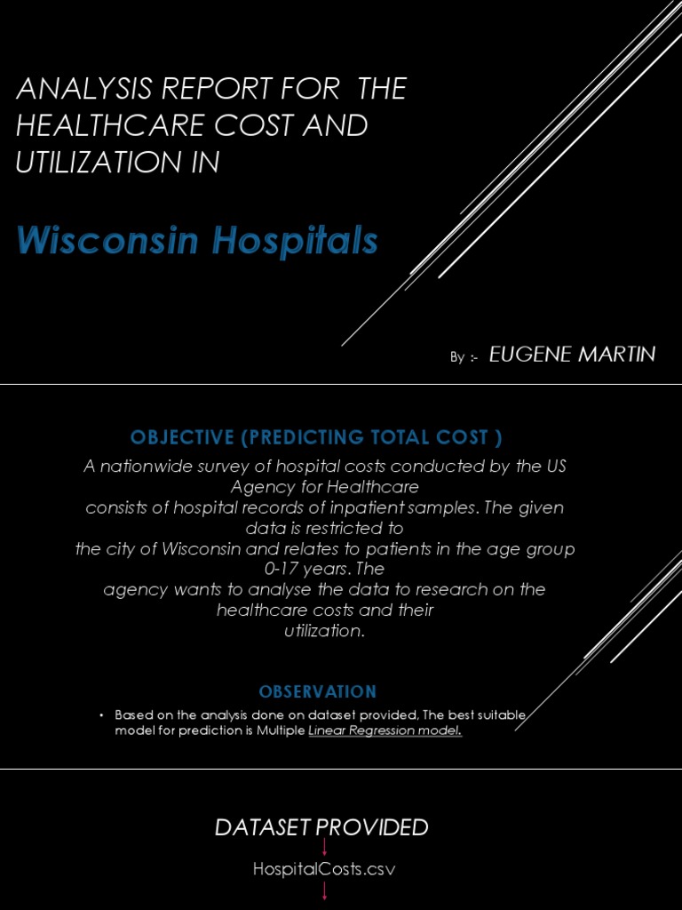 Healthcare Cost Analysis | PDF | Coefficient Of Determination ...