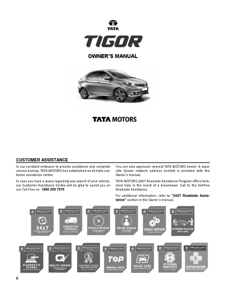 Tigor Owners Manual PDF | PDF | Airbag | Seat Belt