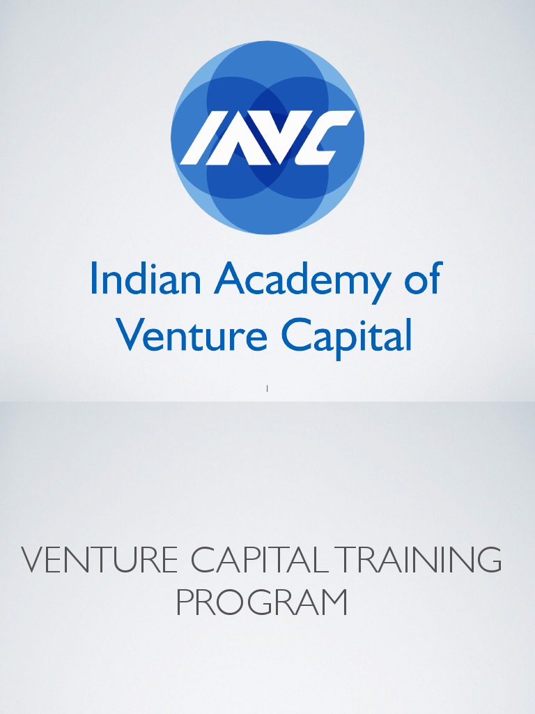 IAVC - Venture Capital Training PDF | PDF | Stocks | Equity (Finance)