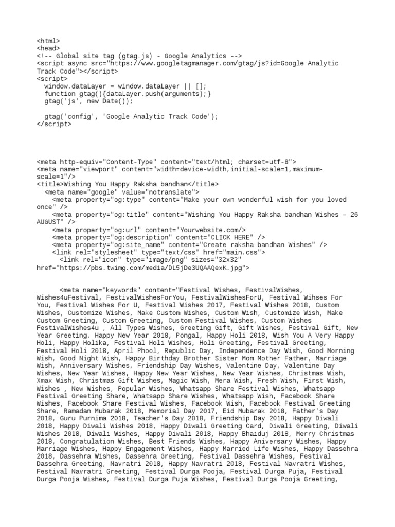 Rakshabandhan Script | PDF | Kinship And Descent | Sibling