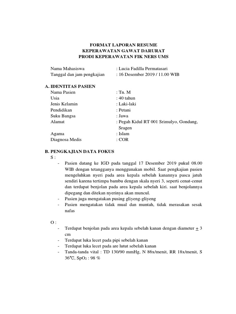 Resume IGD COR CIA | PDF