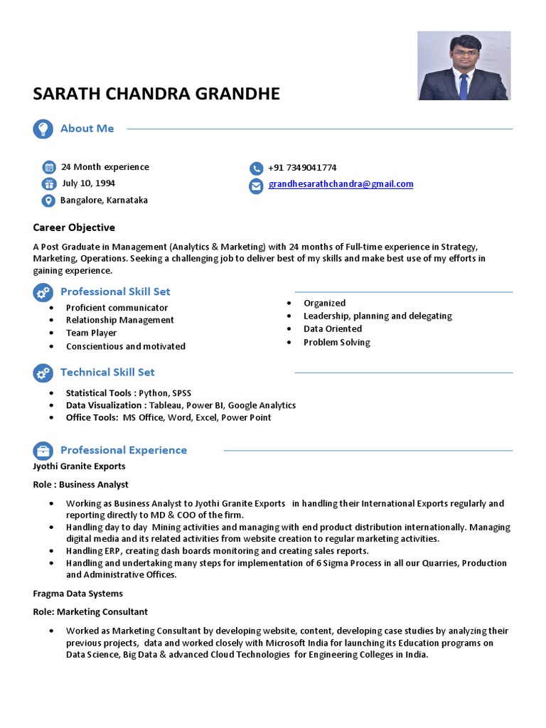 GSC Resume | PDF | Analytics | Marketing