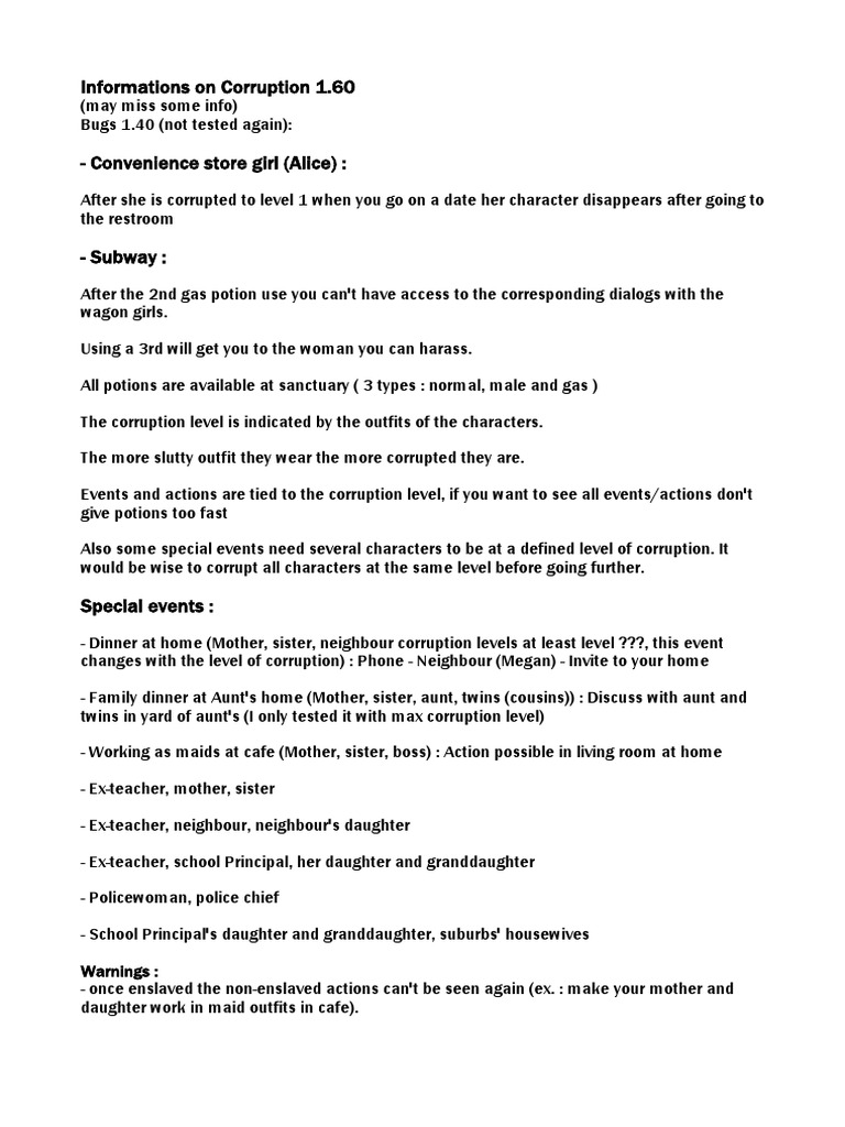 Corruption v1.6 MR.C PDF | PDF