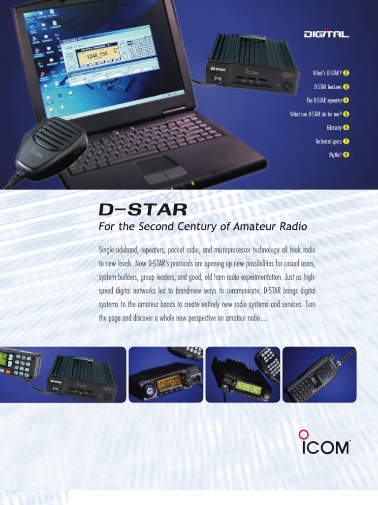 D STAR Brochure | PDF | Network Packet | Bit Rate