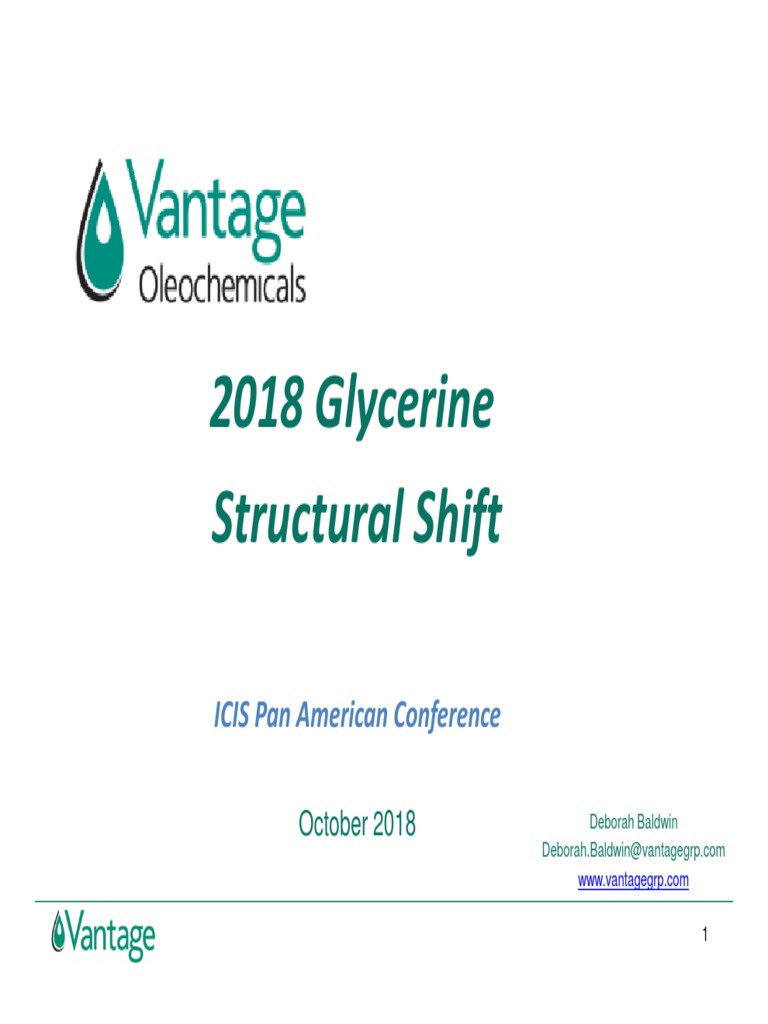 Day13 ICISPanAmericanGlycerineStructuralShiftOctober2018Final | PDF ...