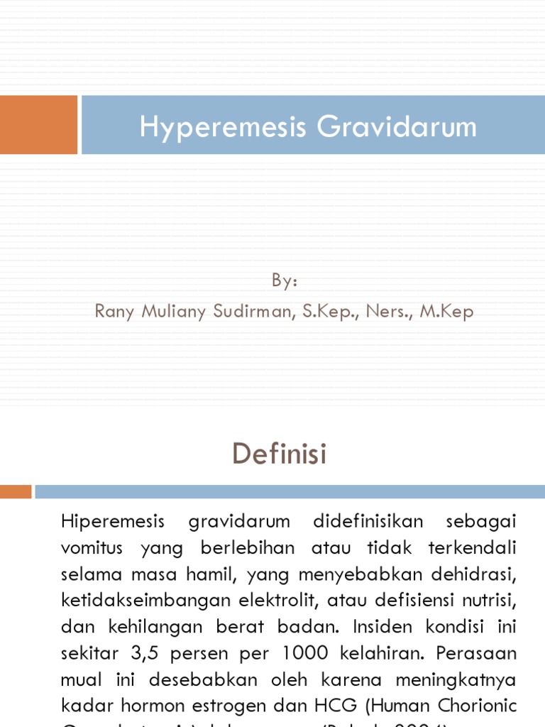 PPT Hyperemesis Gravidarum-1 | PDF