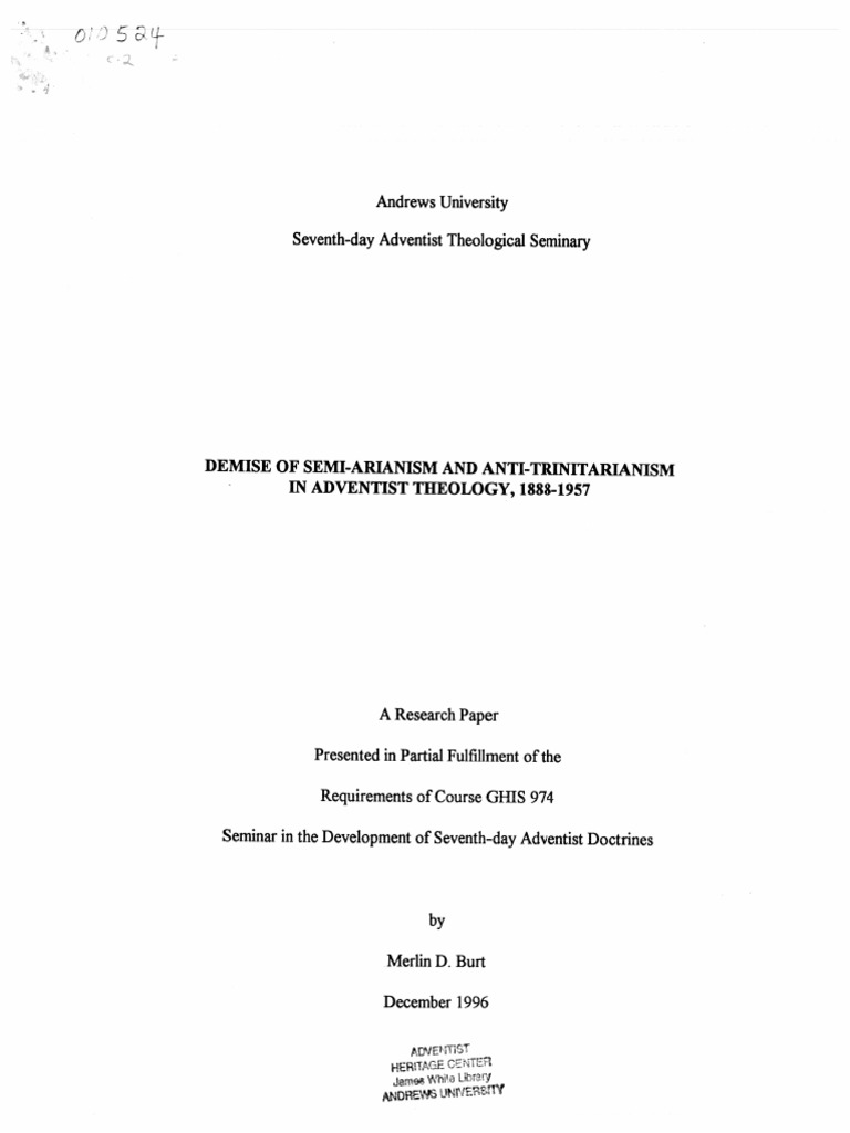 BURT, Merlin D. (1987) - Demise of Semi-Arianism and Anti ...