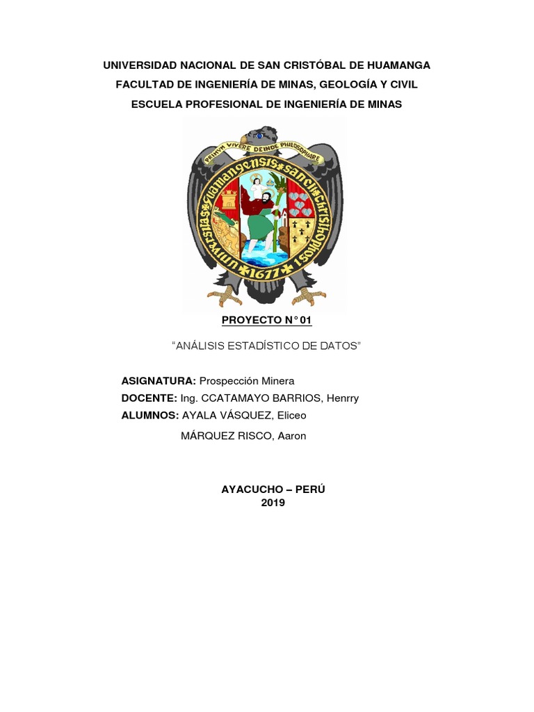 TRABAJO FINAL Prospecc | PDF | Muestreo (Estadísticas) | Intervalo de confianza