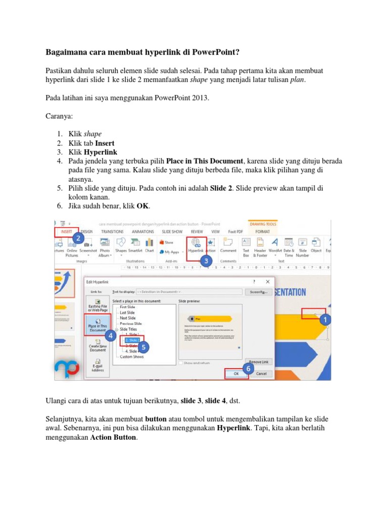Cara Membuat Hyperlink di PowerPoint | PDF