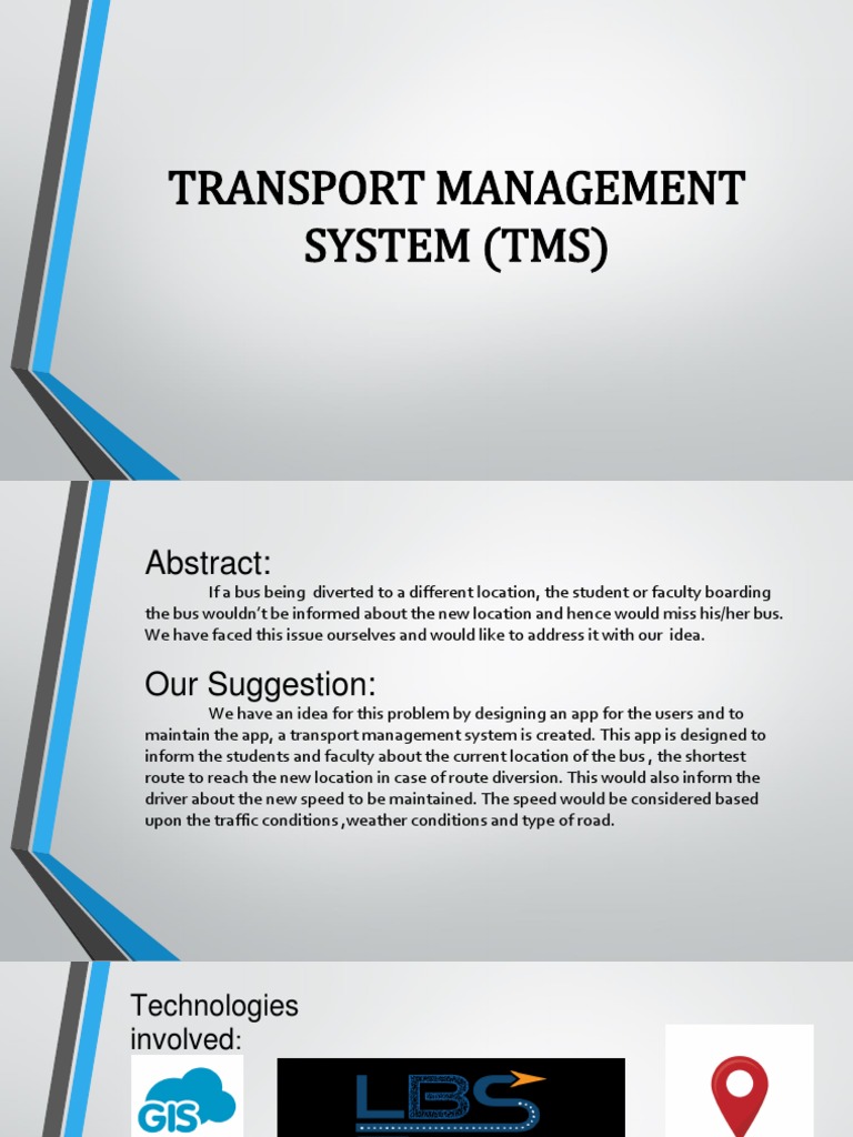 Bus Transport Management System App | PDF | Technology & Engineering