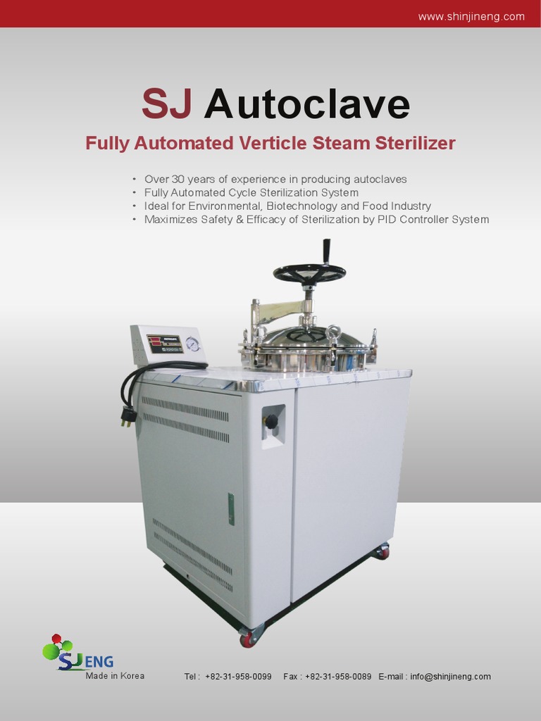 SJ Autoclave: Overview of Fully Automated Vertical Steam Sterilizers ...