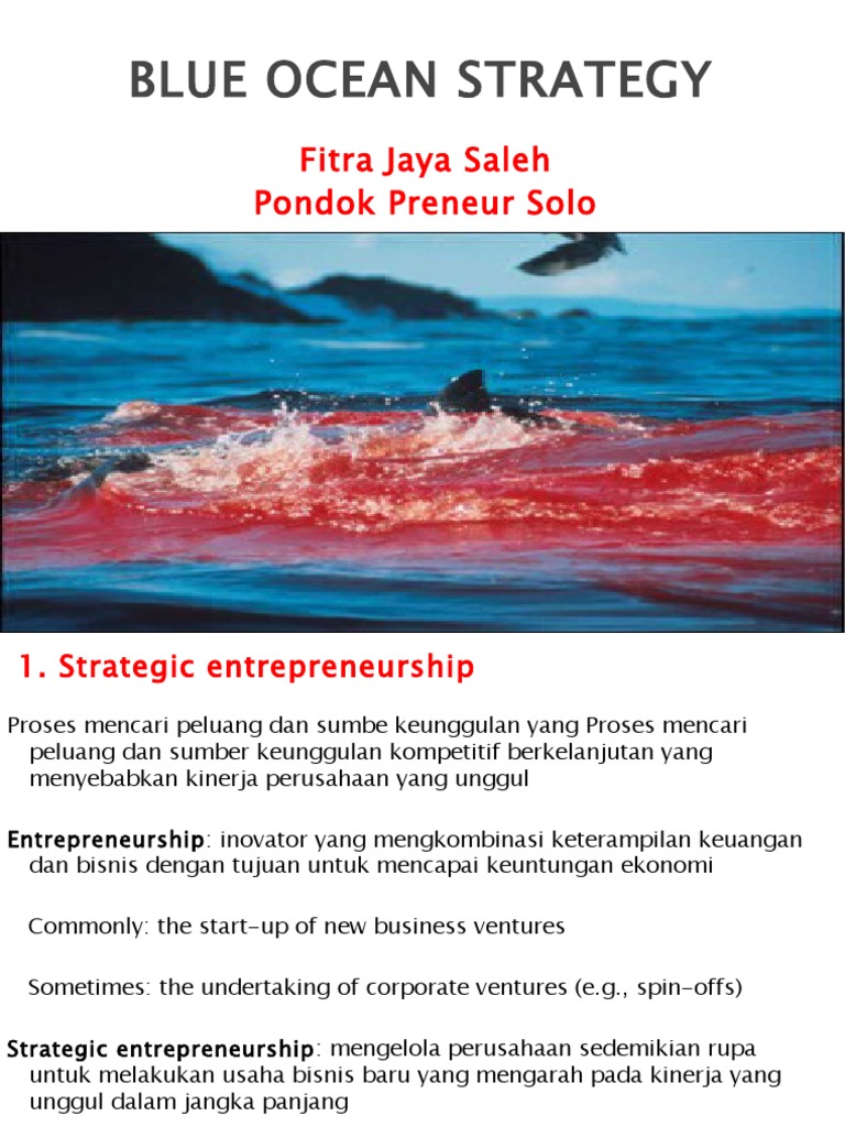 Blue Ocean Strategi FJS | PDF