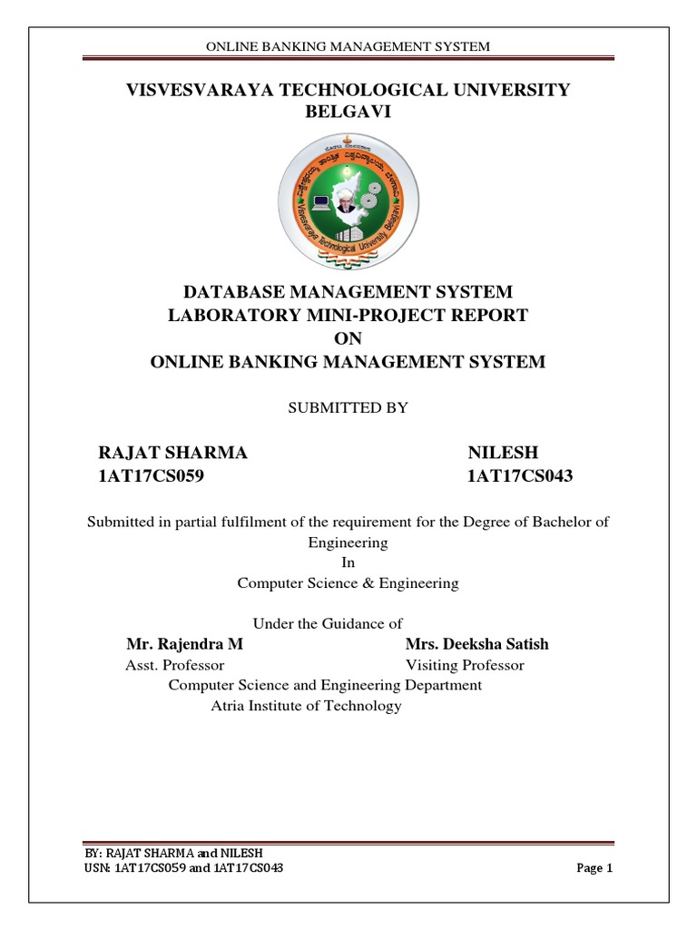 Dbms Report | PDF | Databases | Relational Database